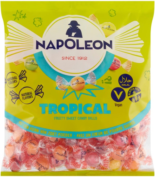 Snoep Napoleon tropical sweet zak 1kg Heldense